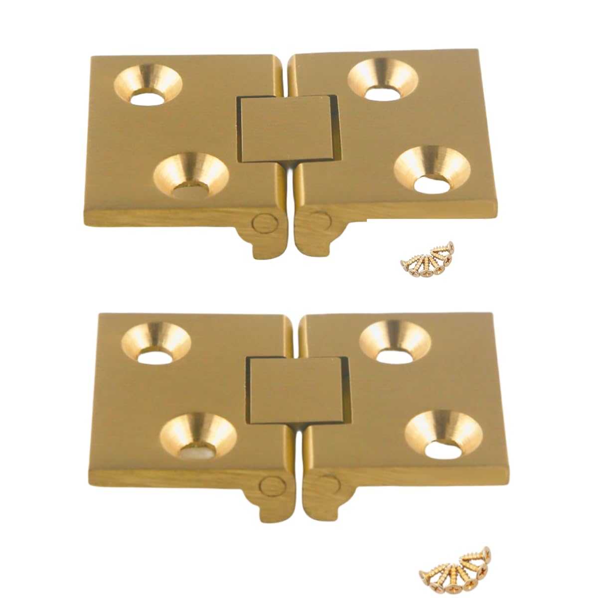 NRC&XRC Pair of Pure Copper 180 Degree Wire Drawing Polished Door ...