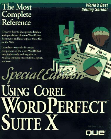 Amazon.com: Using Corel Wordperfect Suite 8 (SPECIAL EDITION USING ...