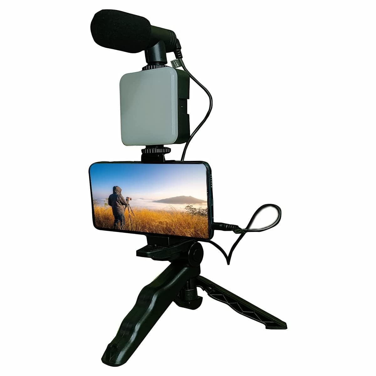 New GenZ Vlogging/Video Making kit 6 in 1 Combo (Shotgun Microphone ...