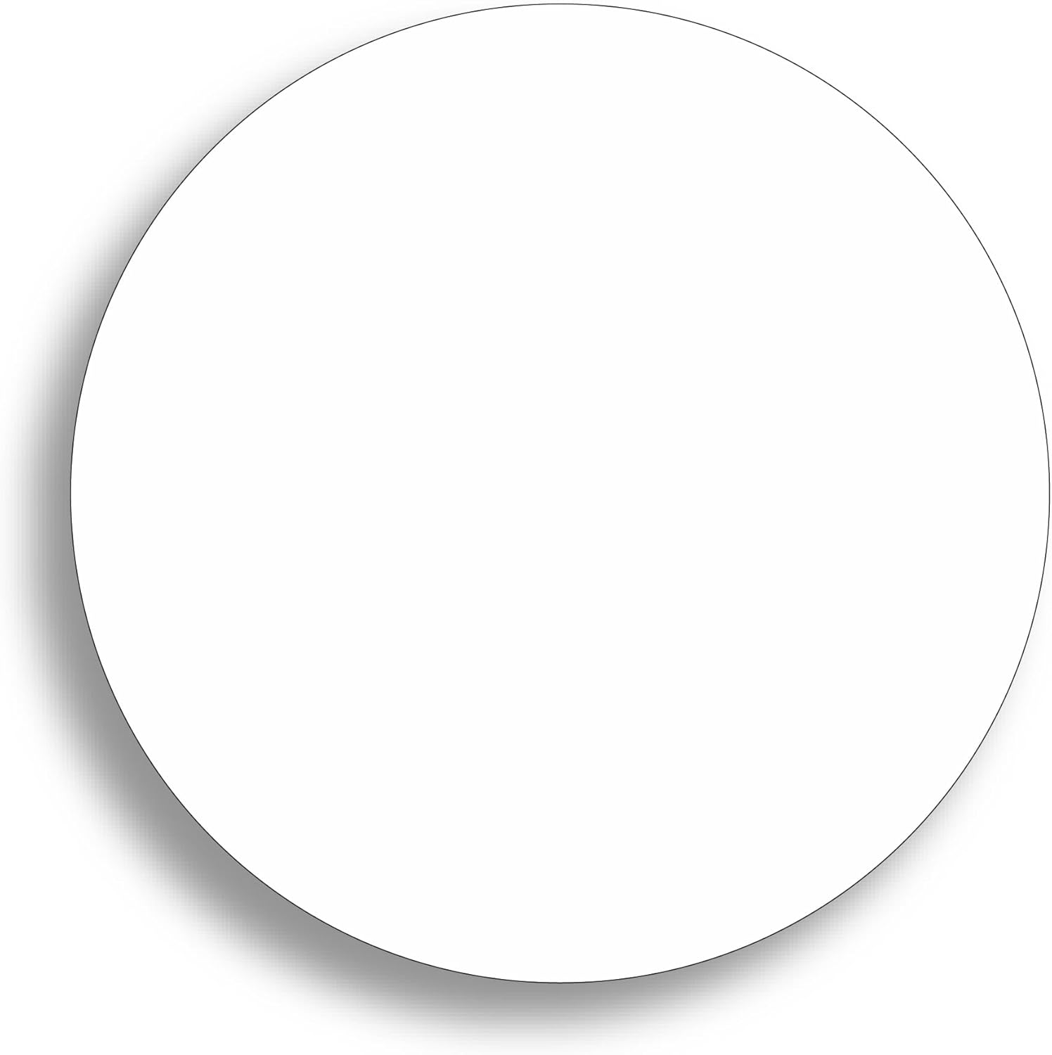 Amazon.com : White Circle Cardstock - 4 Inch Round - 60 Pieces - Thick ...
