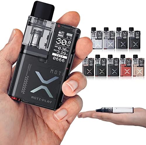 Amazon | MOTI PLAY POD 電子タバコ 本体 ベイプ VAPE POD スターターキット タール ニコチン0 ポッド 水蒸気 ...