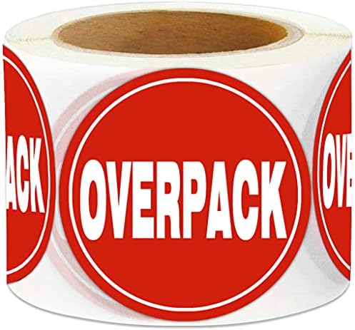 Amazon.com : 2 Inches Air Specialty Overpack Labels,Shipping Mailing ...