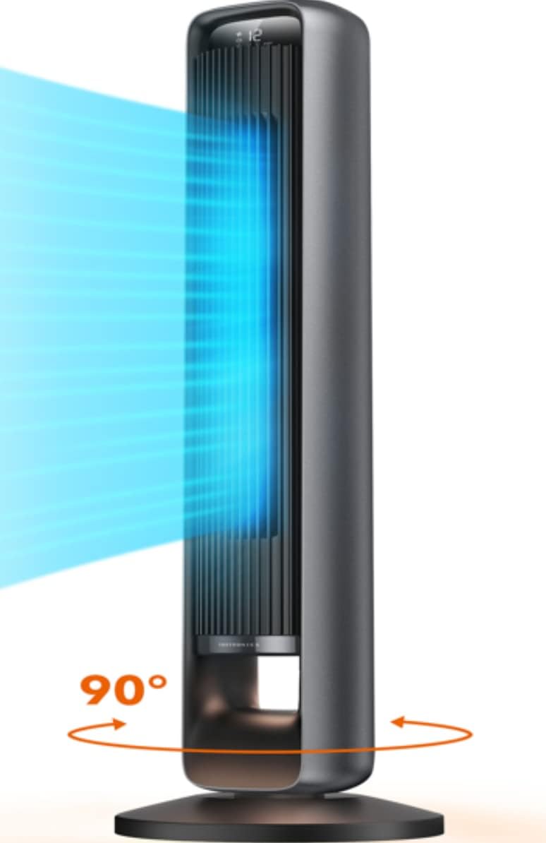 Amazon.com: Kipviare bladeless Tower Fan with Remote: 42” DC Motor ...