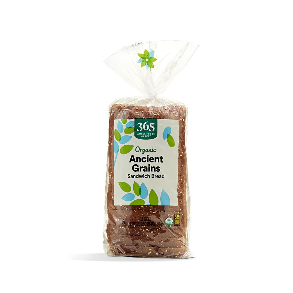 Amazon.com: 365 Everyday Value Organic Ancient Grains Sandwich Bread ...