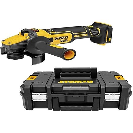 DEWALT - Meuleuse Tête Plate Brushless XR 18V 5Ah Li-Ion - DCG405FN-XJ ...