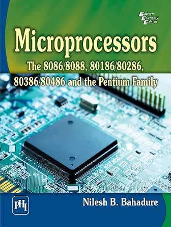 Amazon.com: Microprocessors: The 8086/8088, 80186/ 80286, 80386/80486 ...