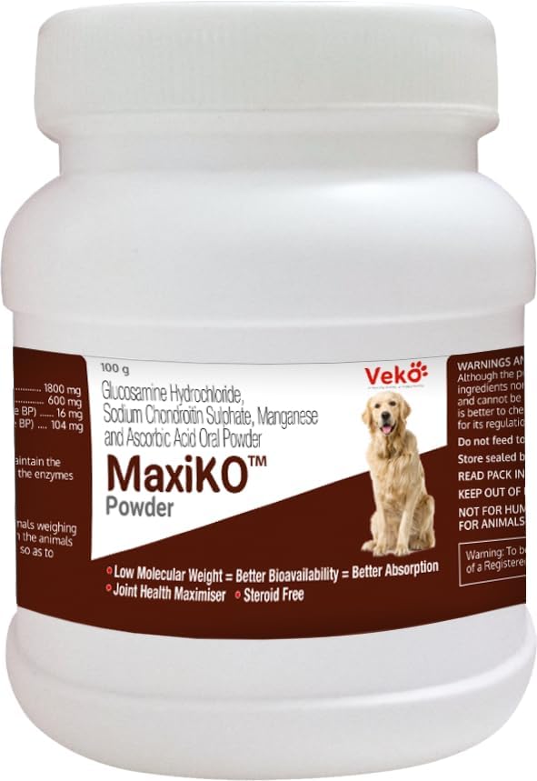 MaxiKO Oral Powder | for Puppies & Dogs | Joint Powder 100 gm : Amazon ...