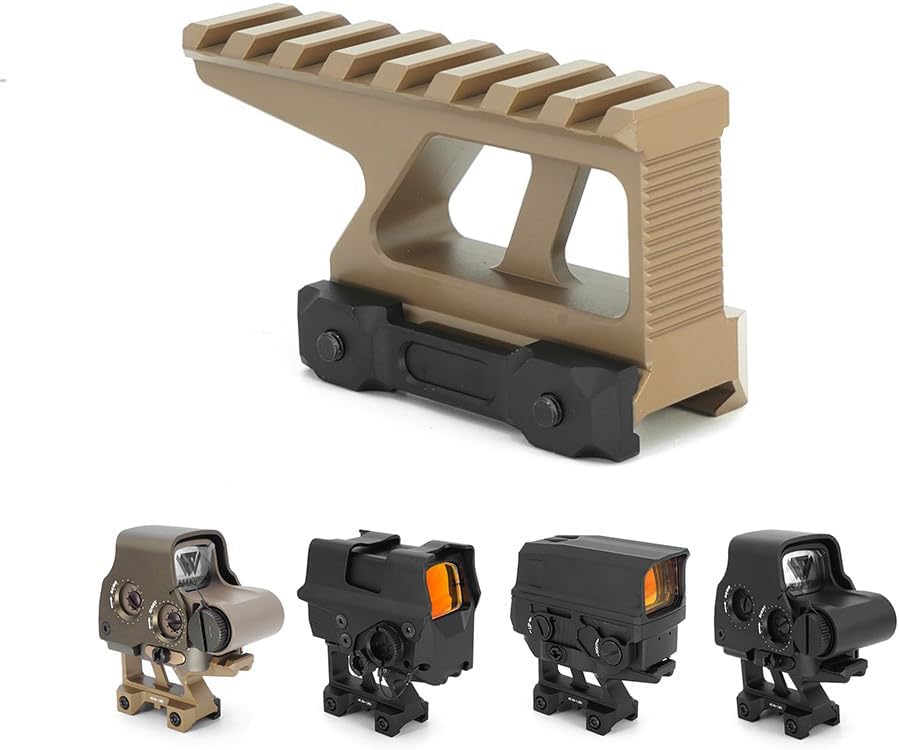 Amazon.com: Tactical GS Scope Mount Kit Riser for EXPS3 558 LCO UH2 ...