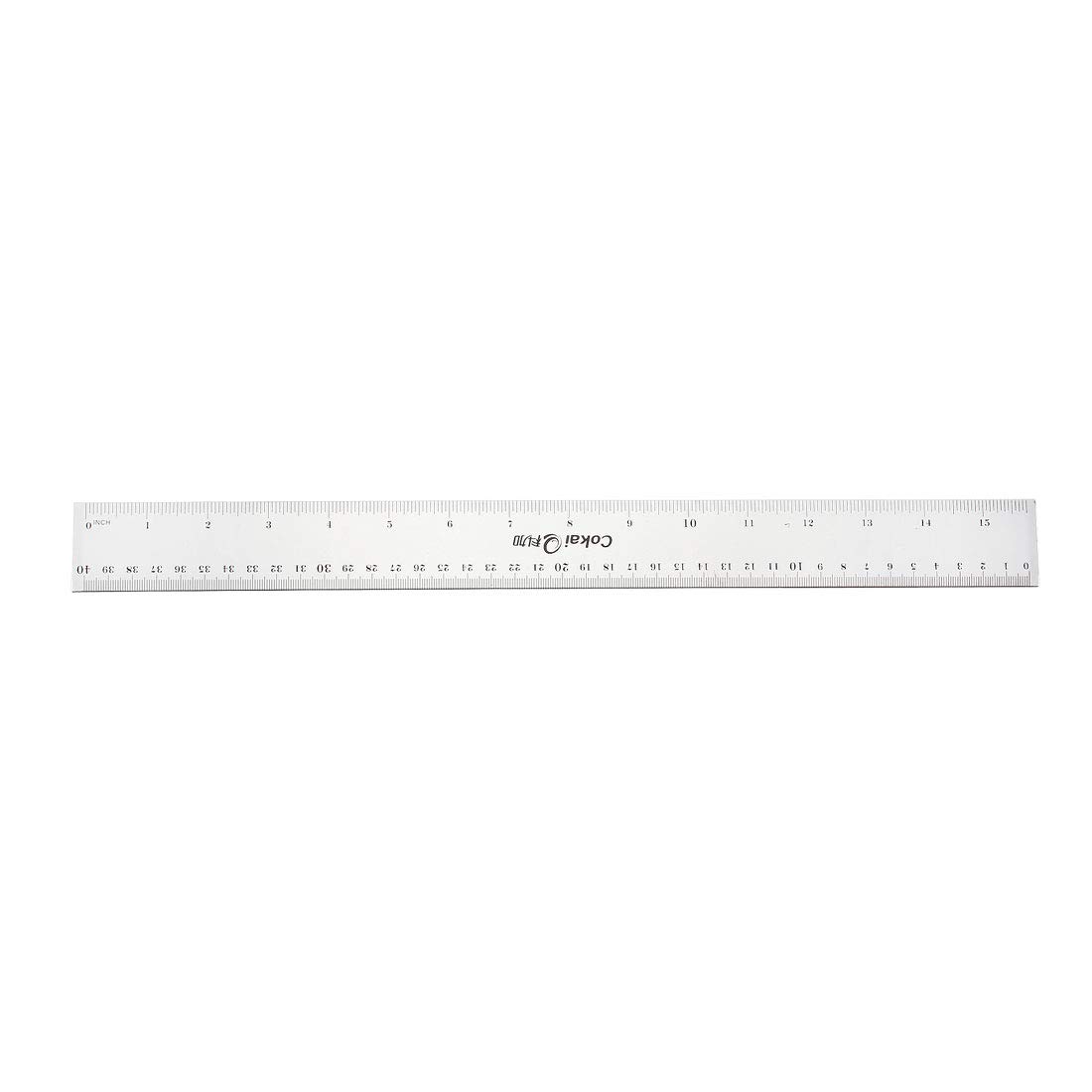 uxcell Straight Ruler Measuring Tool 40cm 15 Inch Metric Inch Plastic ...
