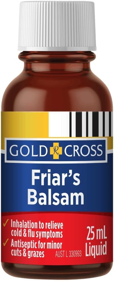 Gold Cross Friars Balsam 25 ml : Amazon.com.au: Health, Household ...