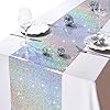 Amazon.com: MoKoHouse Laser Silver Sequin Table Runner: 10 Packs 13 x ...