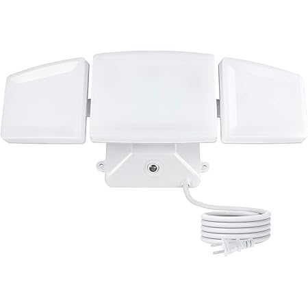 DLLT 20W LED Motion Sensor Light Outdoor, IP65 Waterproof Plug-in ...