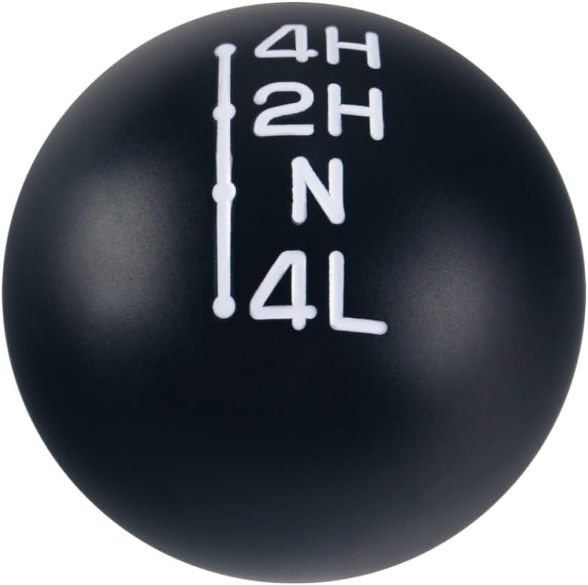 Amazon.com: DEWHEL Black/White Aluminum Weighted Transfer Case Shift ...