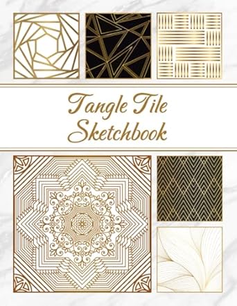 Amazon.com: Tangle Tile Sketchbook: Blank Squares for Drawing Tangles, Doodles & Zentangle ...