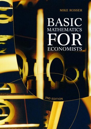 Basic Mathematics for Economists: 9780415084253: Economics Books ...