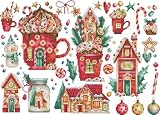 ・ブランド:Awesocrafts・製造元:クリスマスくま花猫鳥クッションオリムパスねこキット向けウェルカムキャッツベビーバタフライ大人向け面白いスタンプなしハリーポッターdmc枕簡単な小さなッチキット用品針フープファブ・製造元/メーカー部...