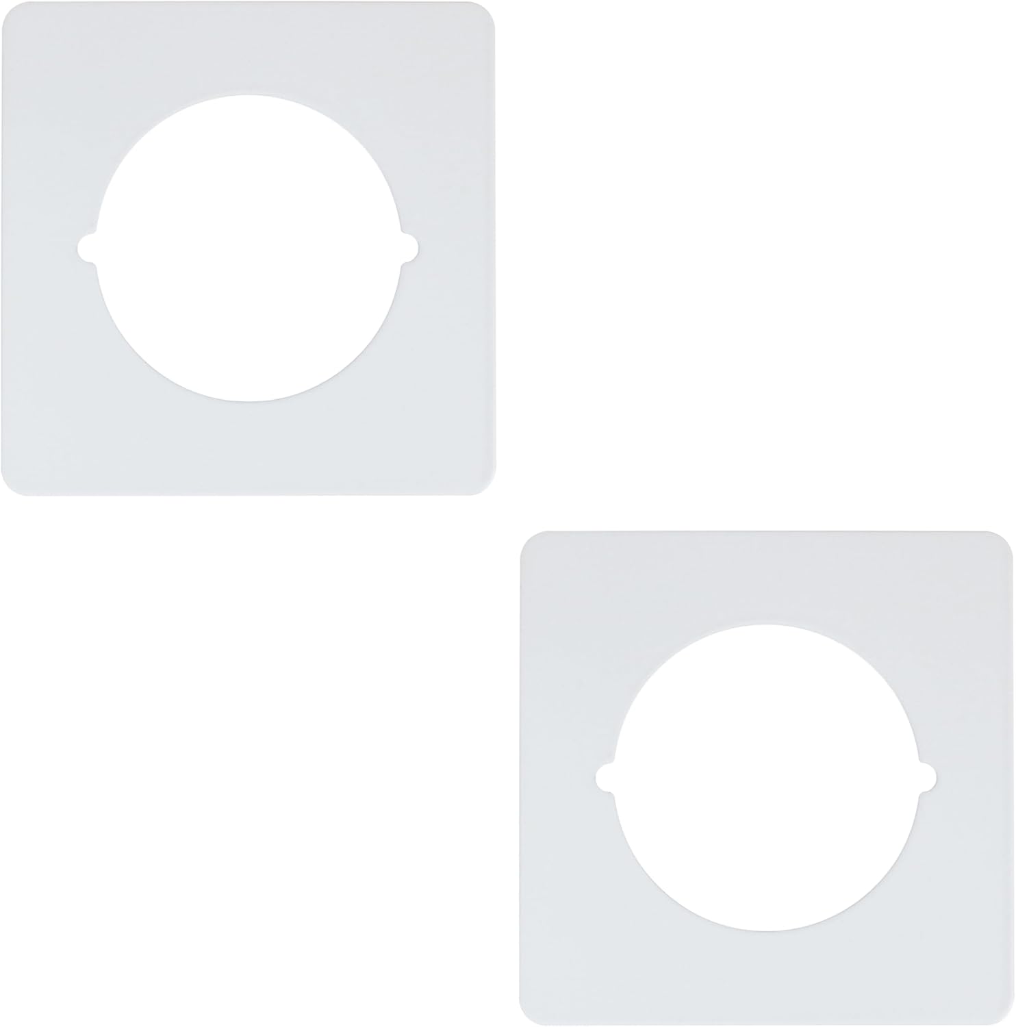 Scar Plate for Door Knob Square,Door Knob Reinforcement Plate White ...