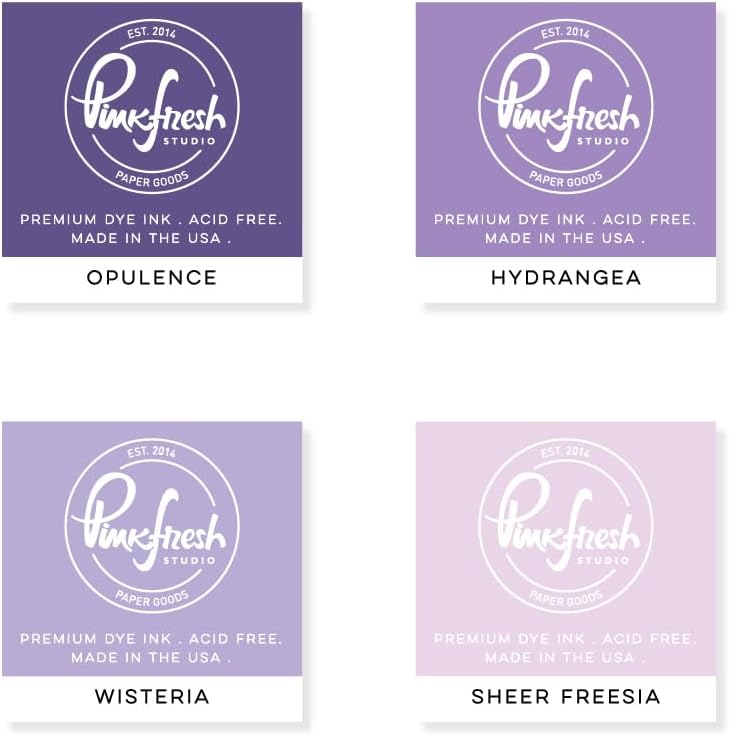Amazon.com: Pinkfresh Studio Premium Dye Cube Ink Pads 4 Colors-Napa ...
