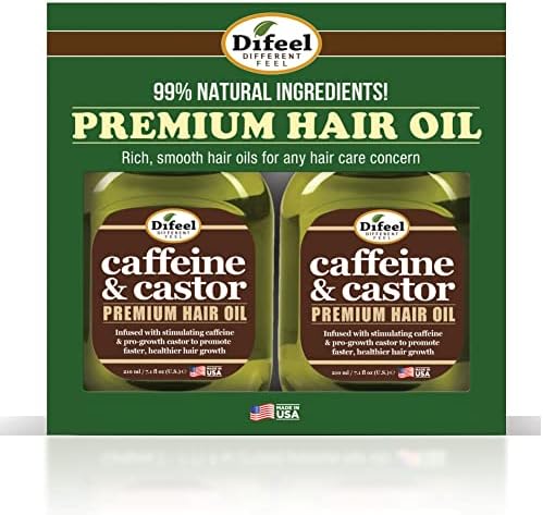 Amazon.com: Difeel 99% Natural Premium Hair Oil - Pro-Growth Castor ...