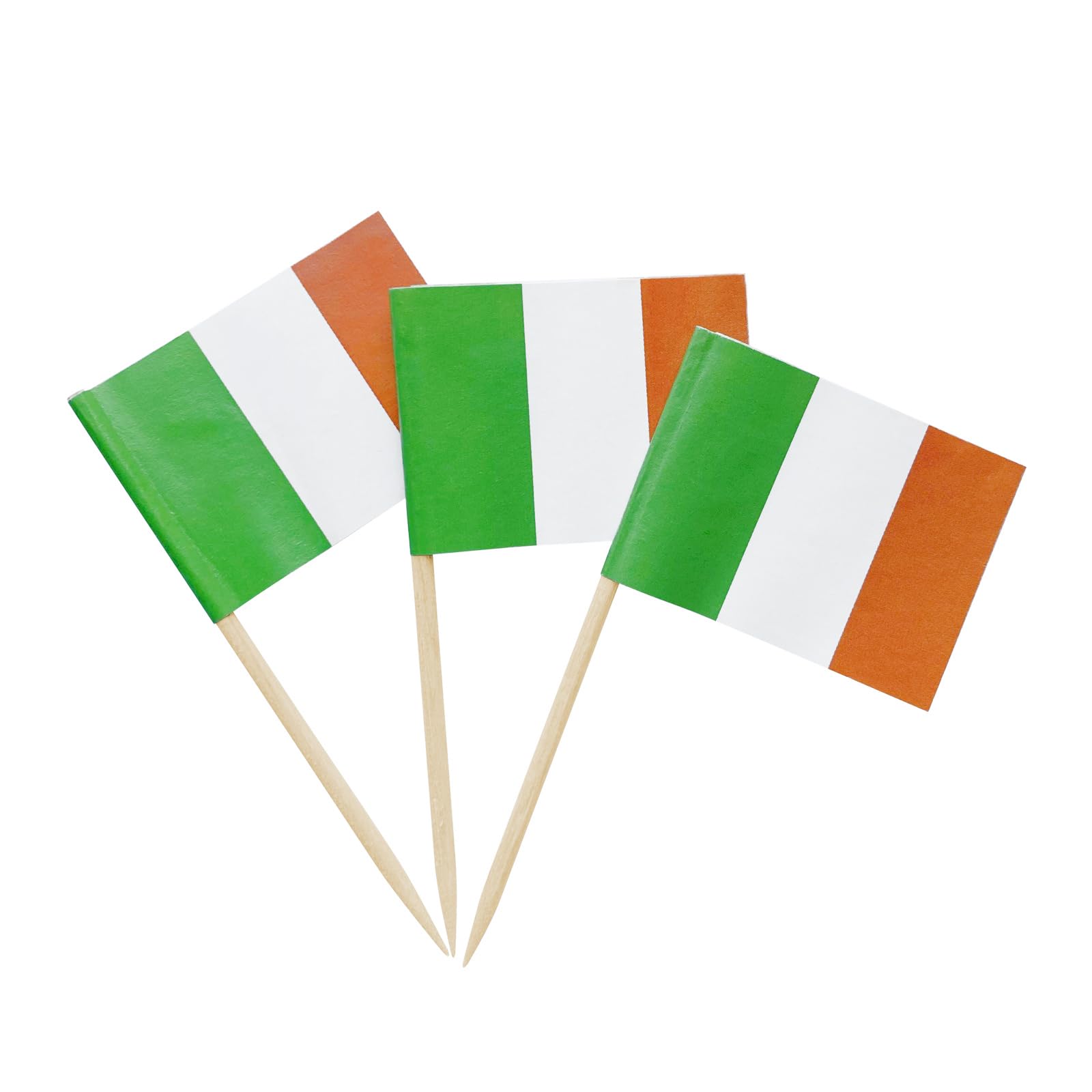 Amazon.com | 100PCS Ireland Toothpick Flag Irish Mini Small Cupcake ...