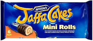 McVitie's Jaffa Cakes Mini Rolls 6 Pack 160 g (Pack of 12) : Amazon.co ...