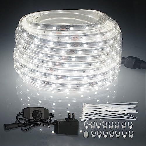 Amazon.com: RYGDENG 32.8ft Outdoor LED Strip Lights Waterproof, 600 ...
