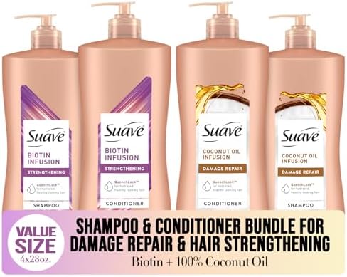 Amazon.com : Suave Coconut Oil Infusion Shampoo and Conditioner Set ...