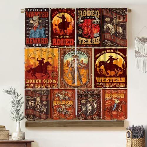 Decorate with Western Curtains -[rustic style window treatments]