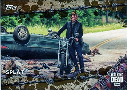 Walking Dead Season 7 Mud Parallel Base Chase Card 16 Splat 26/50 at ...