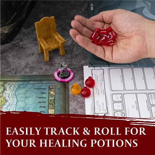 Snapklik.com : 15 DND Healing Potion Tokens And Each Potion Level Has A ...
