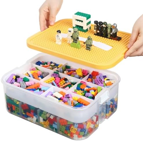 Amazon.com: Douorgan Toy Storage Organizer for Lego Stackable Organizer ...