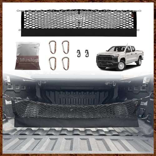 Amazon.com: Muslogy Truck Bed Cargo Net Compatible with Chevrolet ...