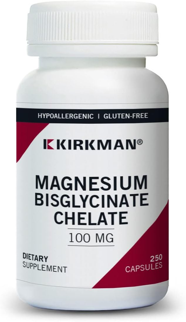 Kirkman Magnesium-Bisglycinate Chelate - Hypoallergenic | 250 ...