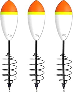Amazon.com : 3 Fishing Float Feeder 2/3oz Surface Running Floating ...