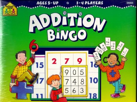 Amazon.com: Addition Bingo Game: 9780887430497: School Zone: Books