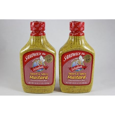 Amazon.com: Woeber's Sandwich Pal Sweet and Spicy Mustard 16oz ...