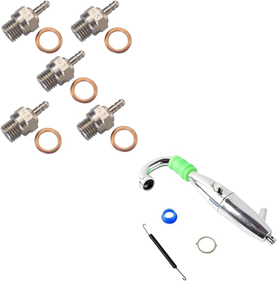 Amazon.com: N3 Hot Spark Glow Plug for RC Nitro Engines Car Truck Buggy ...
