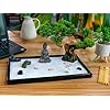 Amazon.com: Japanese Zen Garden Kit for Desk - Meditation Rock Sand ...