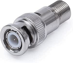 Amazon | トーコネ BNC型⇔F型(BNCP-FJ）変換アダプタ BNCオス型⇔Fメス型 TC | 株式会社トーコネ | アクセサリ・サプライ