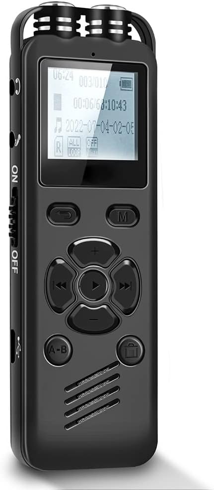 Amazon.com: Voice Recorder 16GB Capacity Voice Activated Recording ...