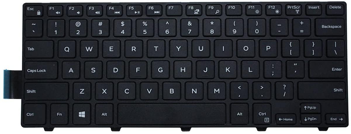HB PLUS Laptop Keyboard Compatible for DELL Inspiron 14 3000 3441 3442 ...