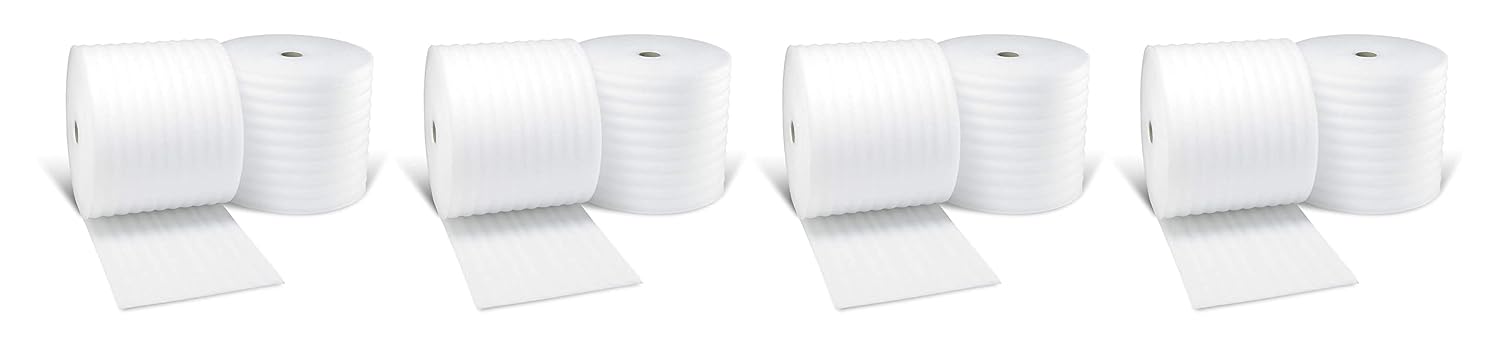 Veeshna Polypack® EPE Foam Roll 4mm Thickness (19 inch x 5 Meter, Pack ...