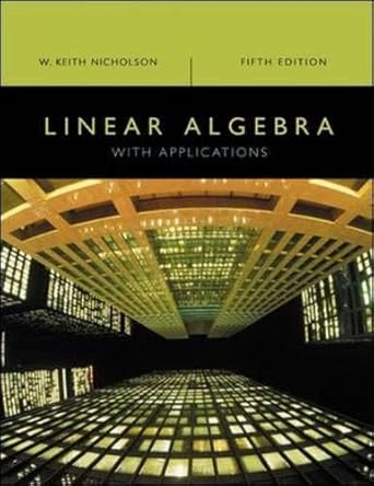 Linear Algebra with Applications: Nicholson, Keith: 9780070922778 ...