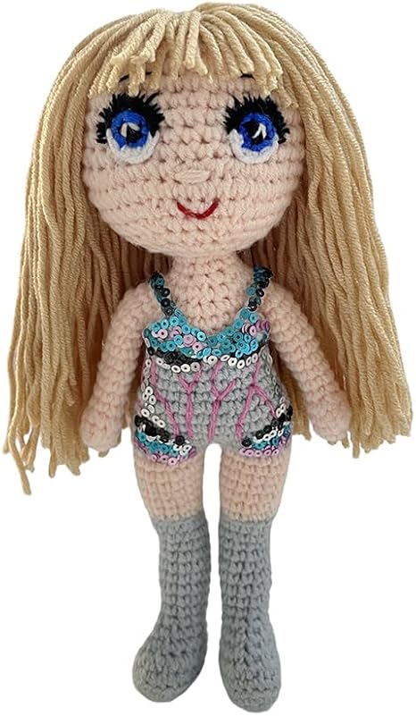 Amazon.com: TSwift Merch Crochet Girl Doll Collectible Gifts for Fans ...