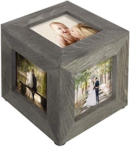 Amazon.com - Lucite desktop cube photo frame for 6 photos - 3.5x3.5