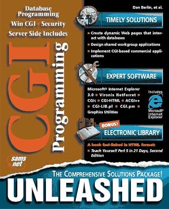 CGI Programming Unleashed: 9781575211510: Computer Science Books ...