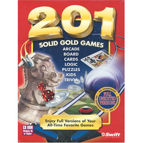 Amazon.com: COSMI 201 Solid Gold Games (Windows) : Videojuegos