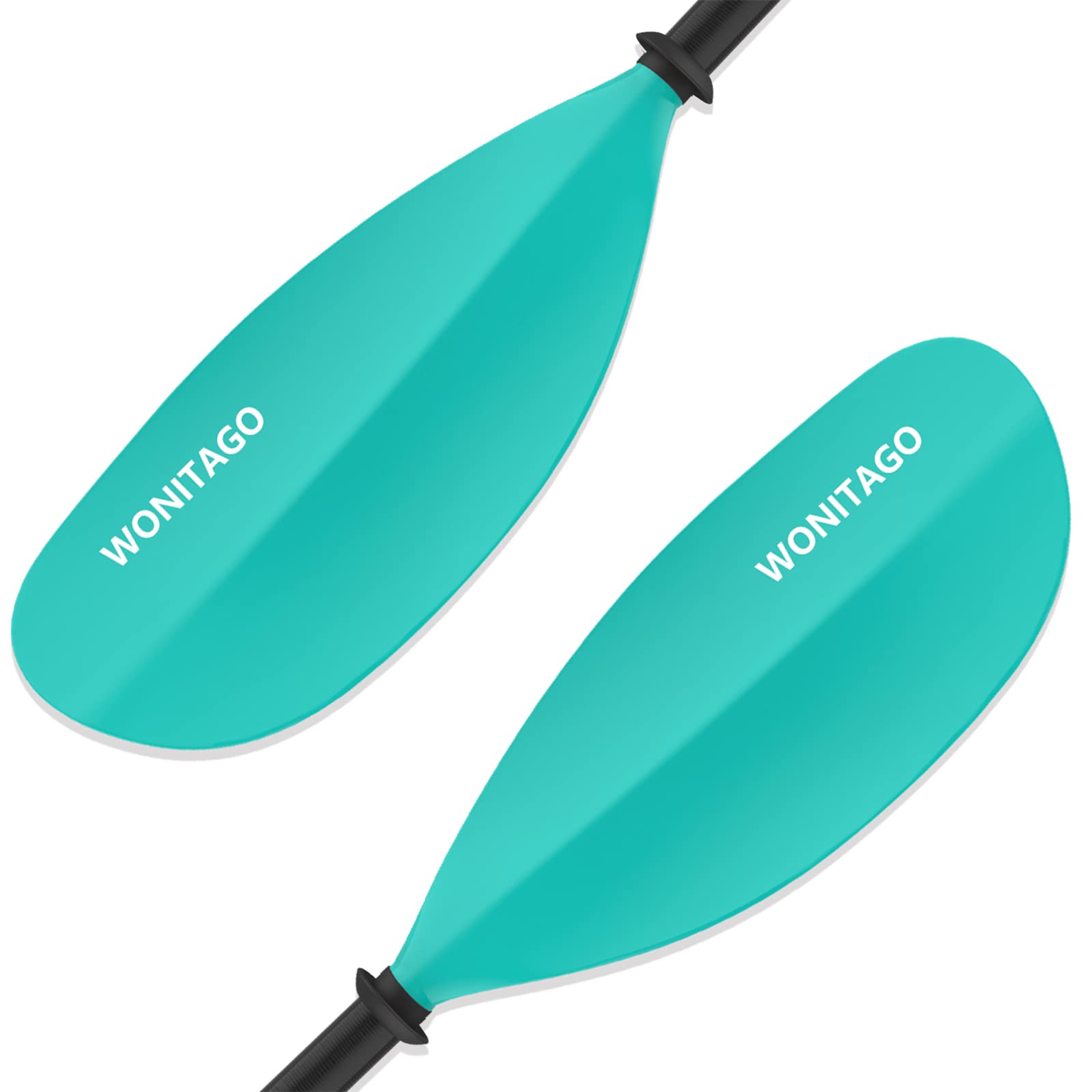 WONITAGO Kayak Paddles Carbon Fiber Shaft Paddle with Nylon Blades ...