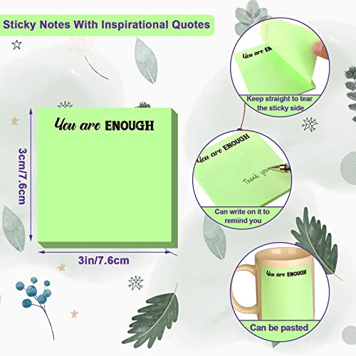 Snapklik.com : 12 Pieces Inspirational Sticky Notes 3 X 3 Inch ...
