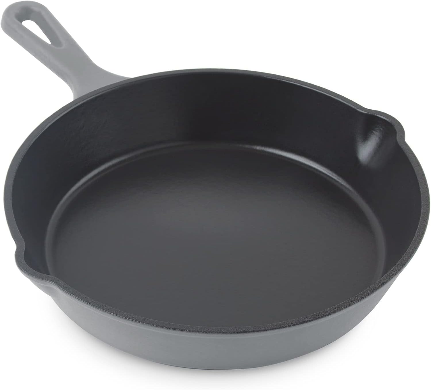 Zakarian by Dash 9.5" Nonstick Cast Iron Frying Pan, Titanium-Infused ...